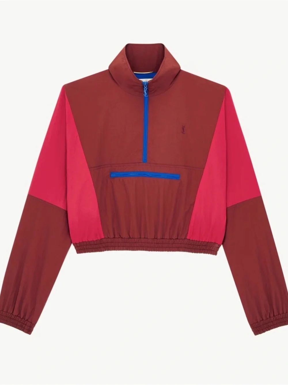 Saint Laurent | Jackets & Coats | Cassandre Cropped Windbreaker In ...